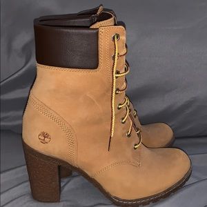 Women Timberland High Heels Boots on Poshmark